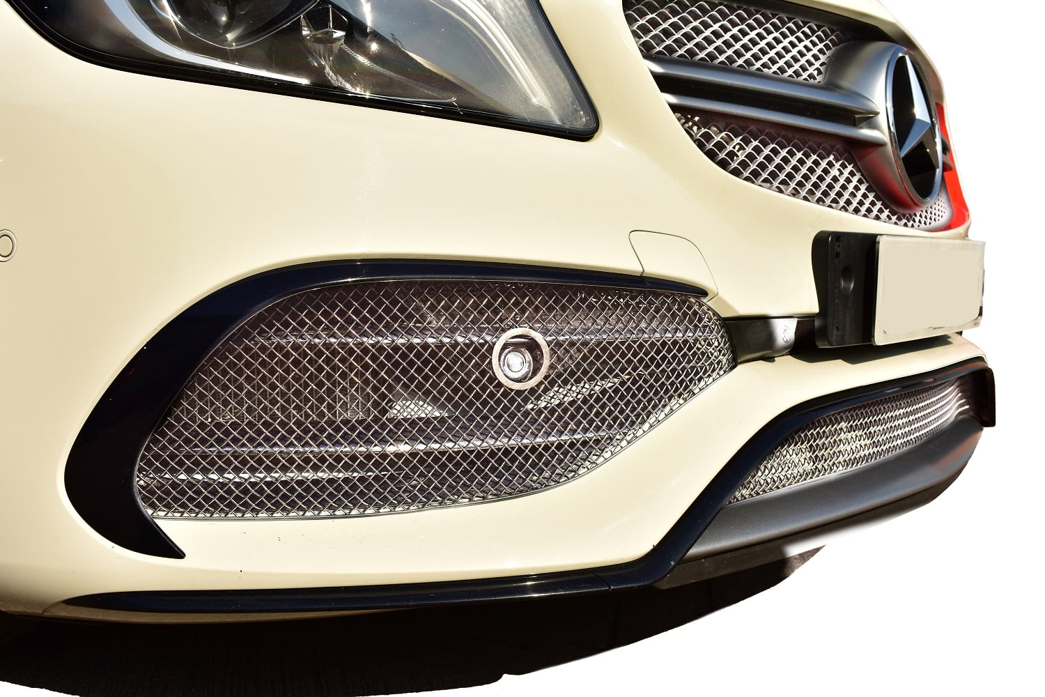 Mercedes AMG A45 Facelift (W176) - Front Grill Set - Silver Finish ...