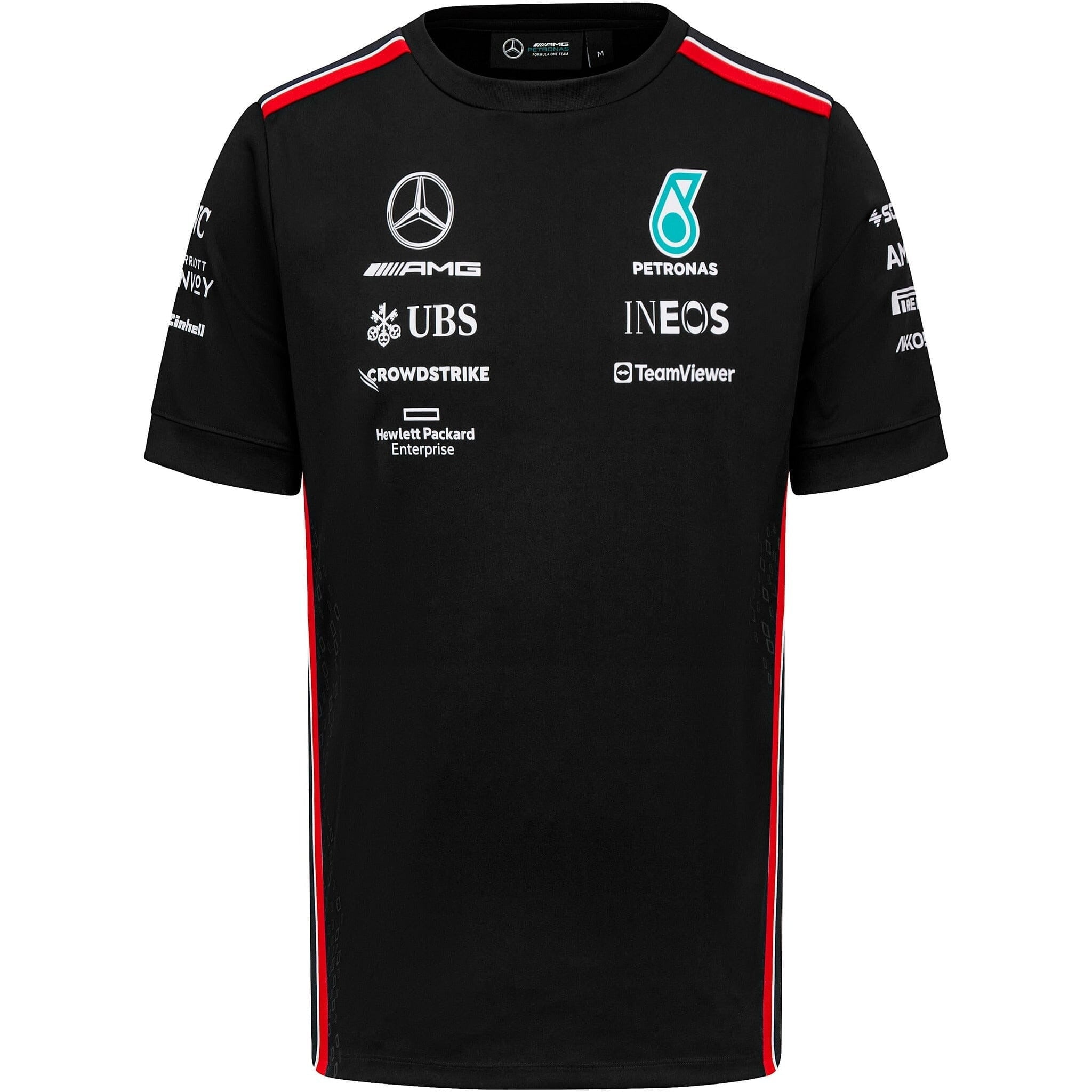 Mercedes AMG Petronas F1 Men's Driver T-Shirt - Black/White - Walmart.com