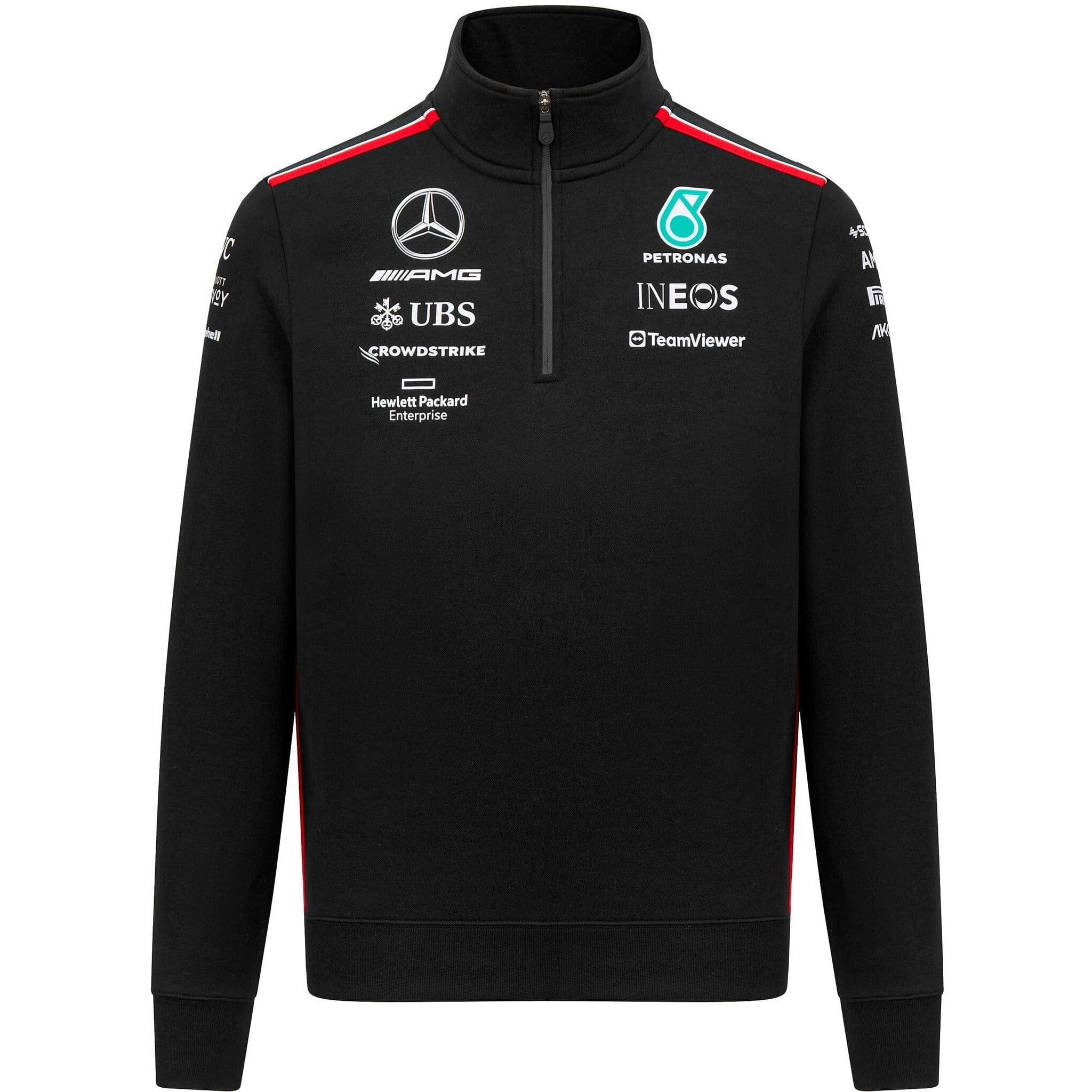 Mercedes AMG Petronas F1 Team 1/4 Zip Sweatshirt - Walmart.com