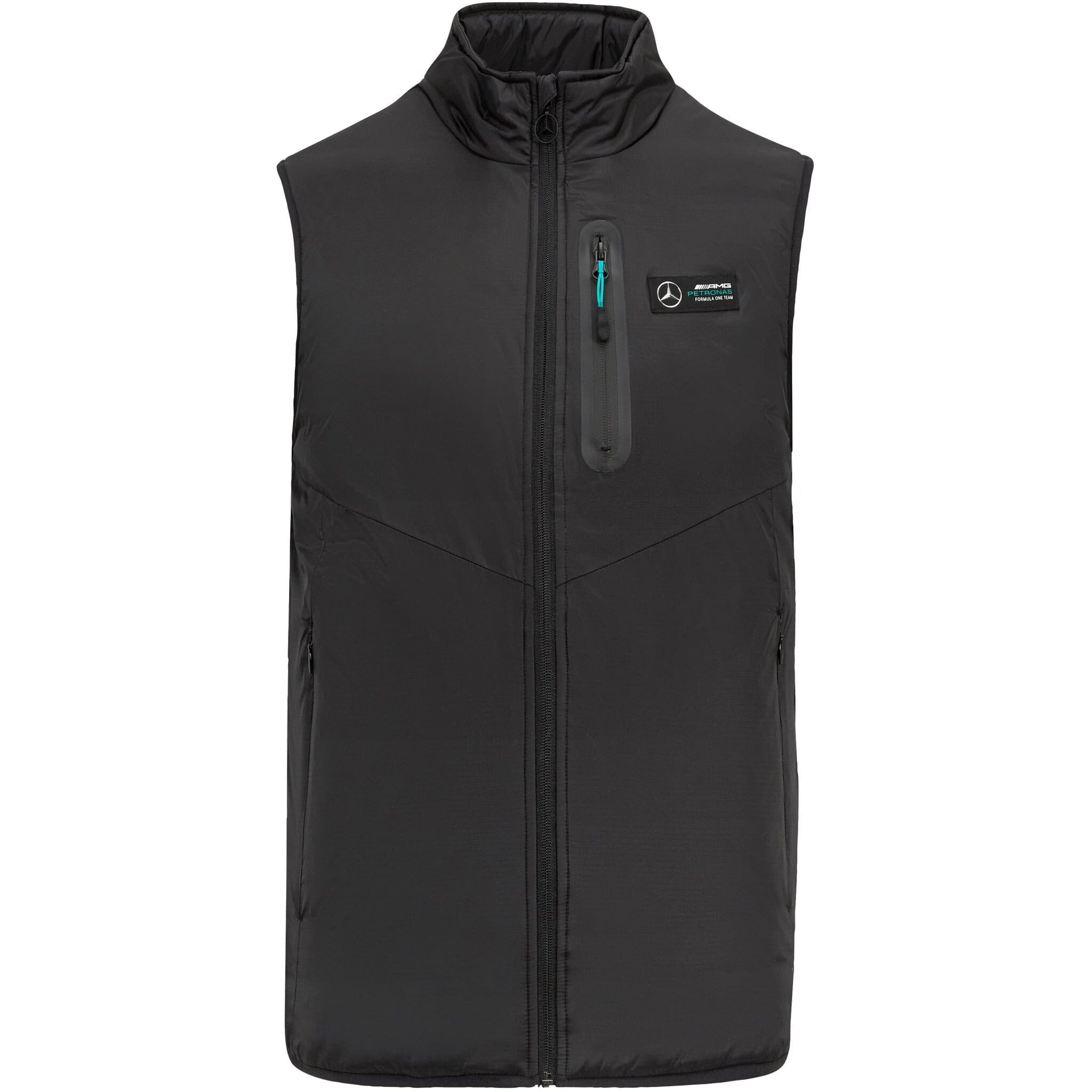 Mercedes AMG Petronas F1 Men's Lightweight Padded Vest - Walmart.com