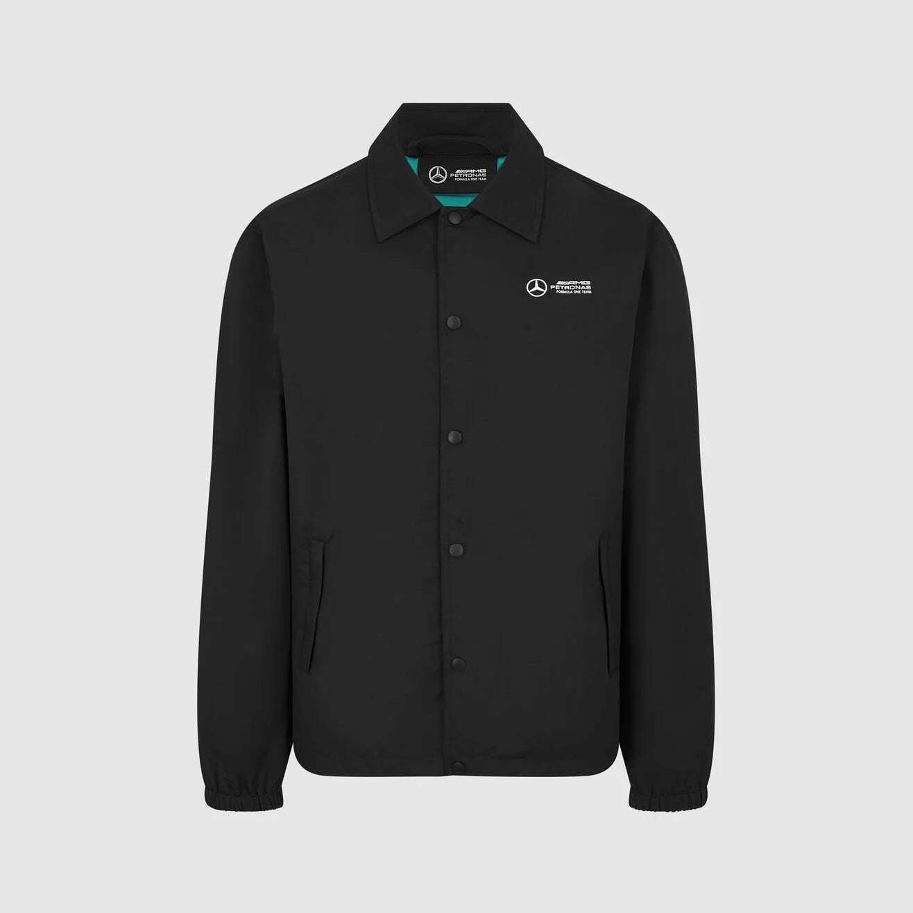 Mercedes AMG Petronas F1 Motorsport Coach Jacket - Black - Walmart.com
