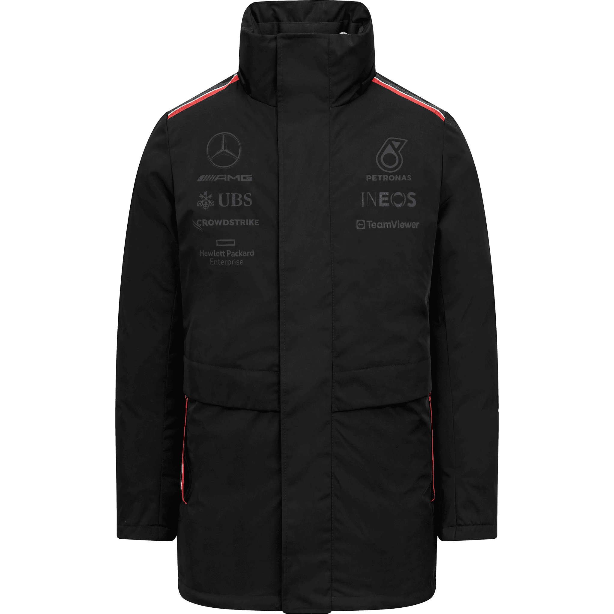 Mercedes AMG Petronas F1 Team Stealth Winter Coat - Walmart.com