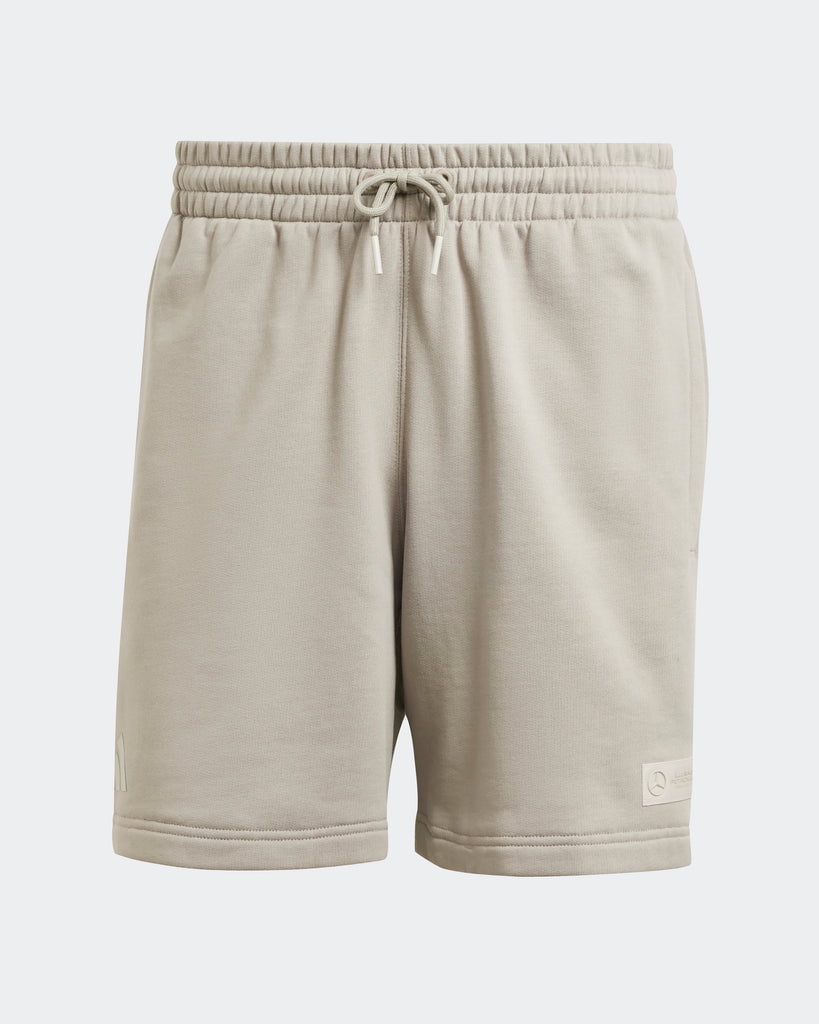 Mercedes AMG Petronas F1 Team x Adidas Mens Premium Sweat Shorts Beige ...