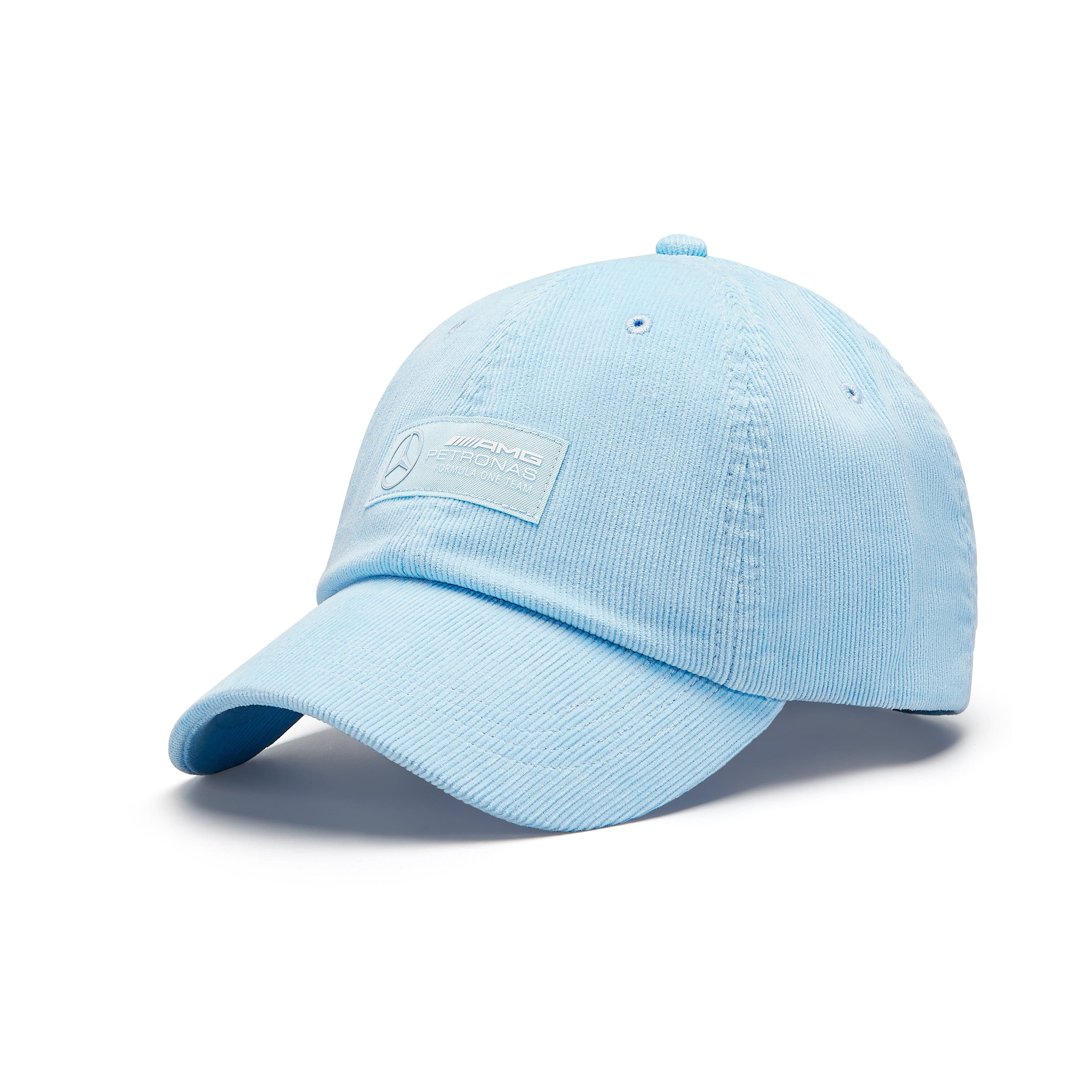 Mercedes AMG Petronas F1 Unisex Retro Corduroy Mint/Lilac/Blue Hat ...
