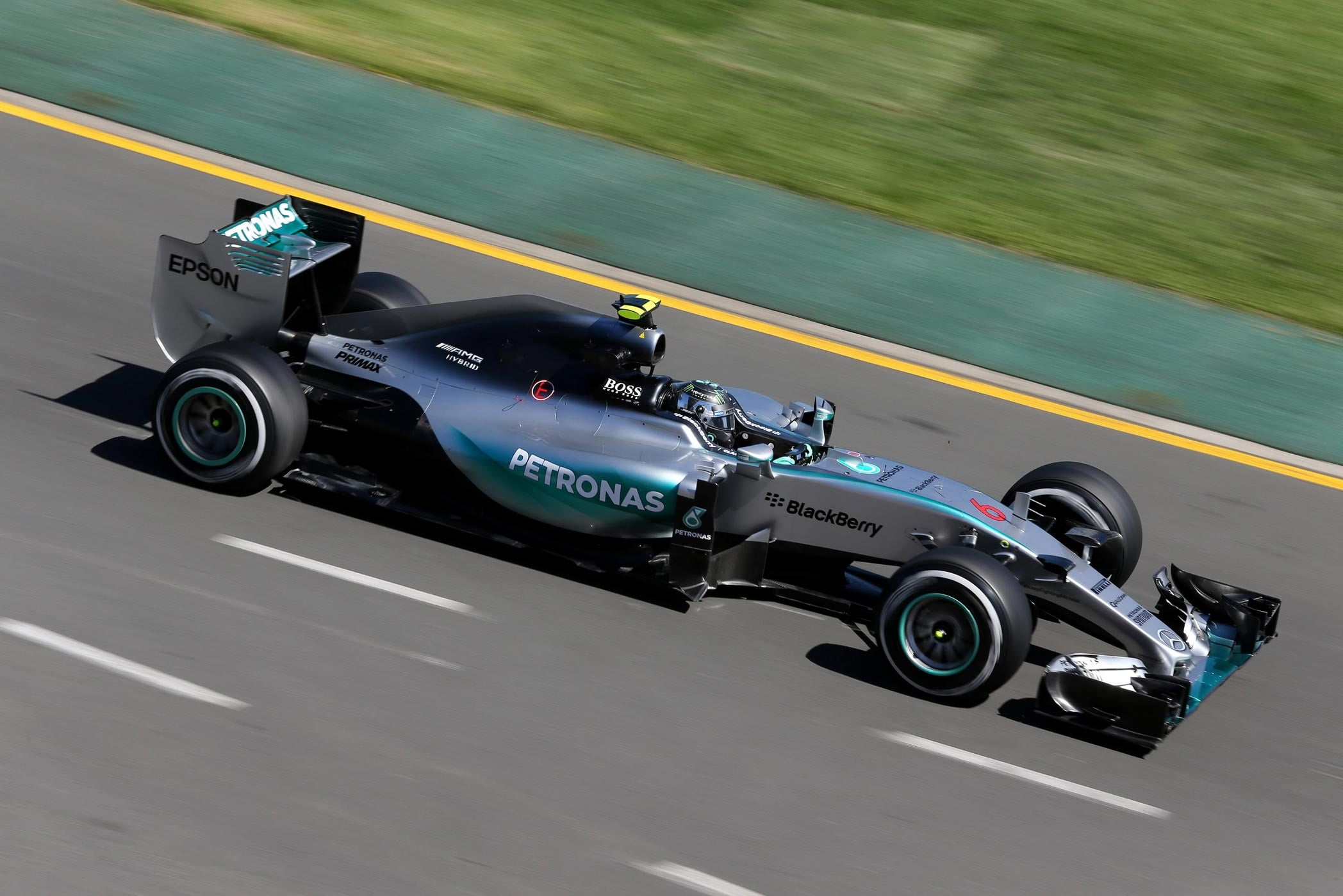 Mercedes AMG Petronas Formula 1 Car Poster – Racing Speed Wall Art ...