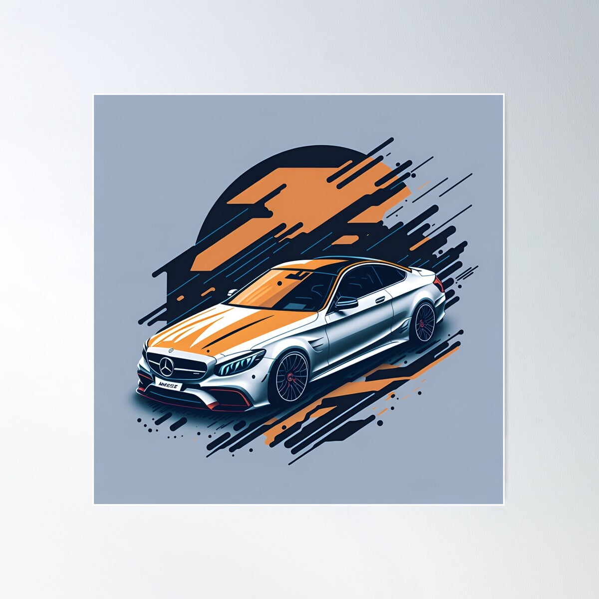 Mercedes-Amg C63 - Sleek And Powerful Vector Design| Mercedes-Amg C63 ...