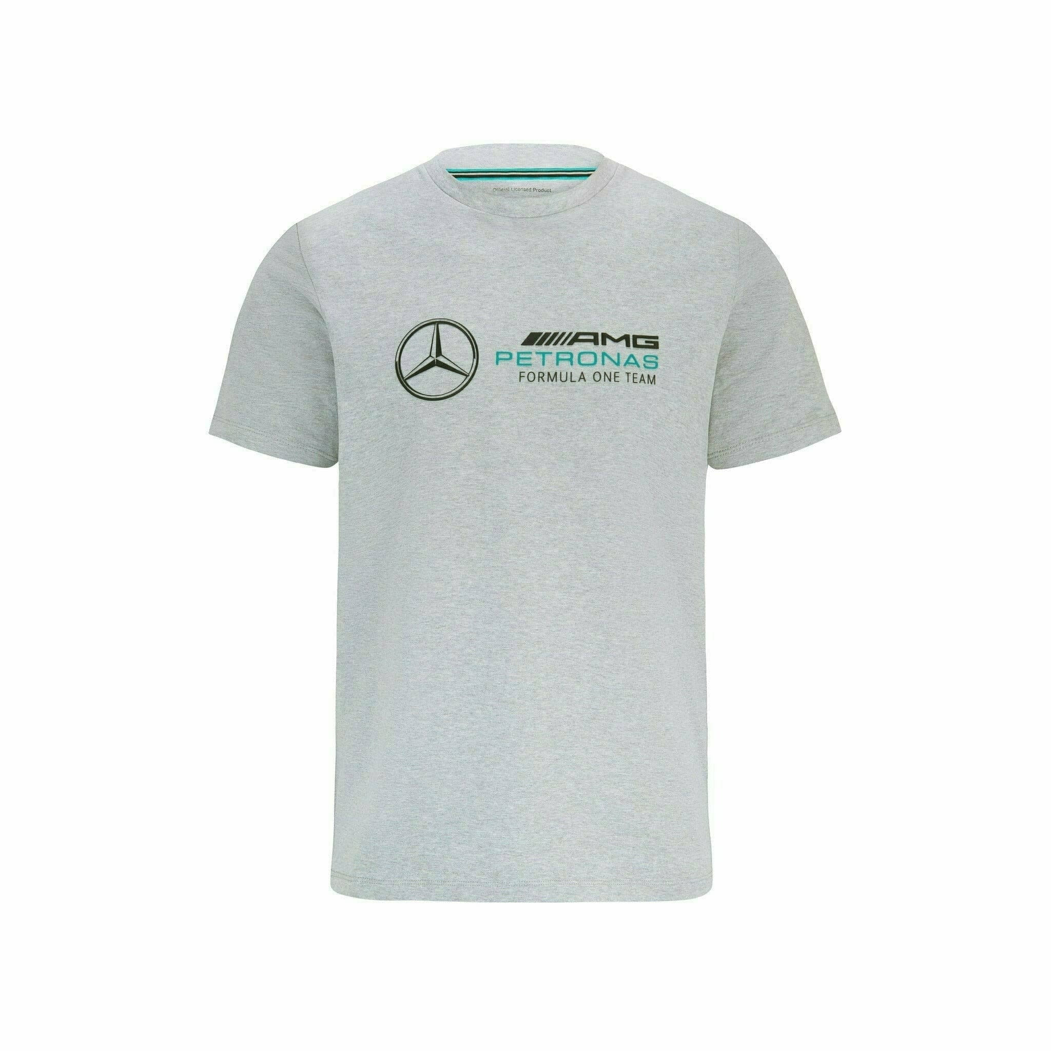 Mercedes Amg Petronas F1 Team Mens Large Logo Grey T-Shirt - Walmart.com