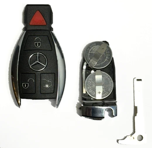 Mercedes Benz 1997-2014 (Double Battery) Fobik Key IYZ-3312 NEC & BGA ...