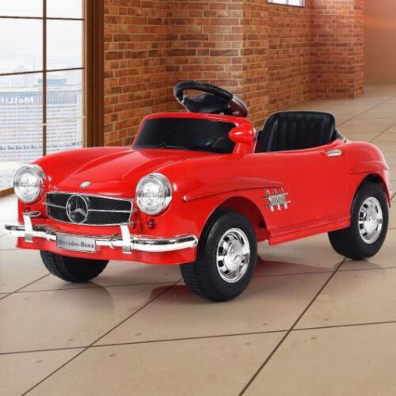Mercedes Benz 6V Battery Powered Kids Ride On Car with Parent Remote ...