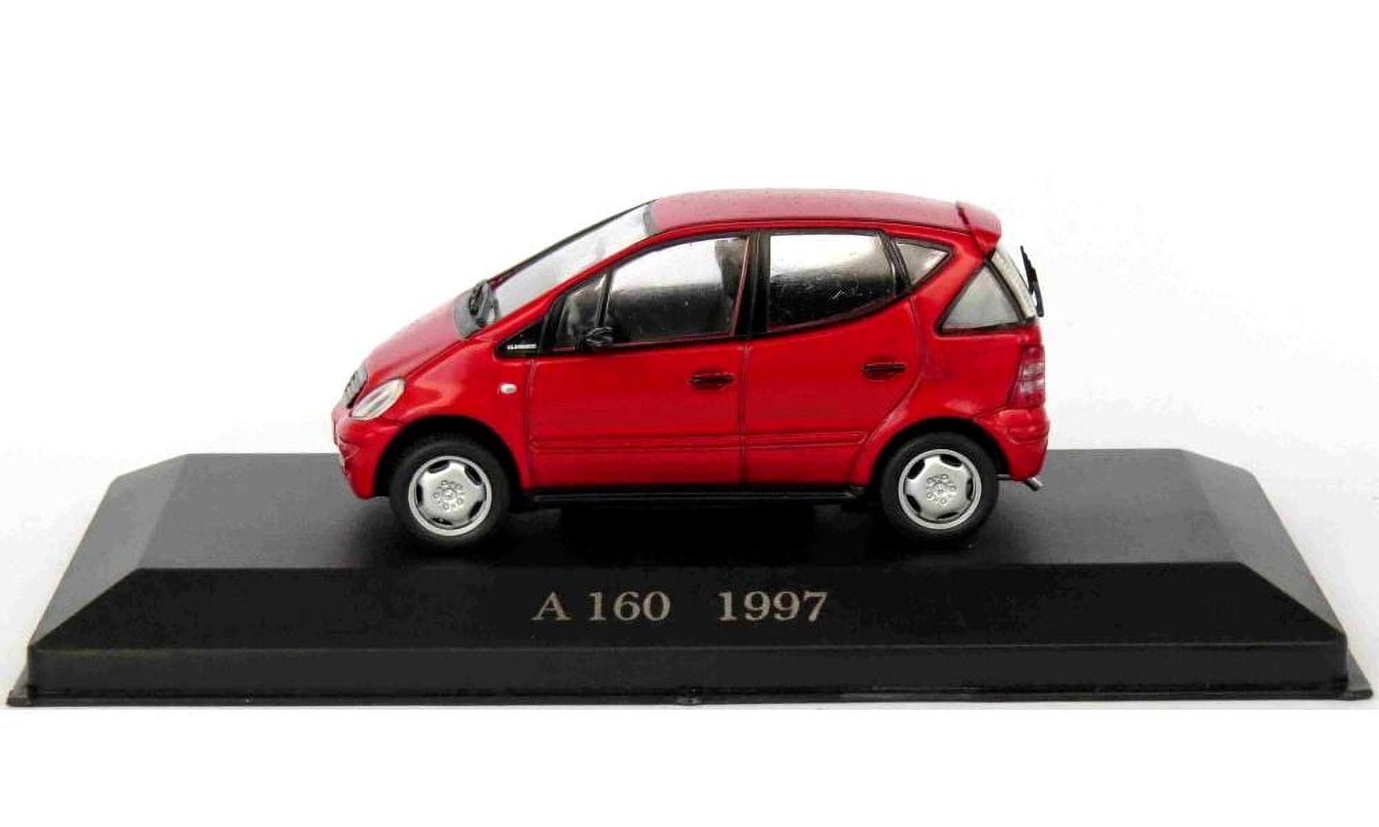 Mercedes Benz A160 (1997) 1:43 scale Diecast Model Car in Red by Ex Mag ...
