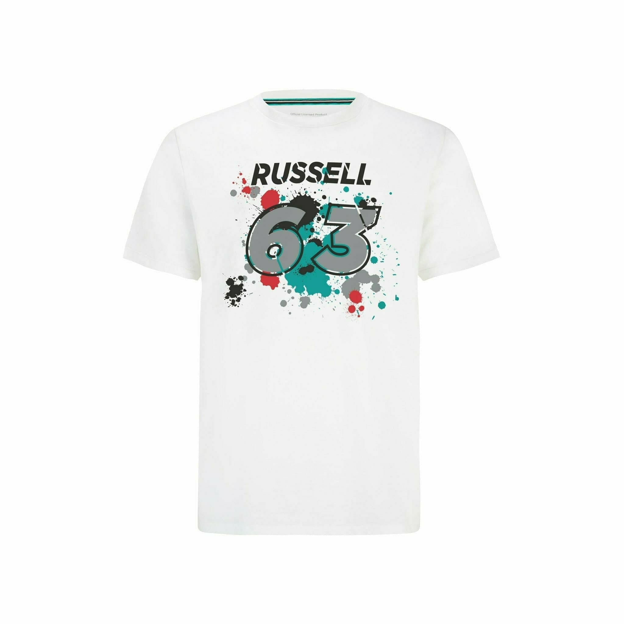 Mercedes Benz AMG Petronas F1 Men's George Russell #63 T-Shirt -Black ...