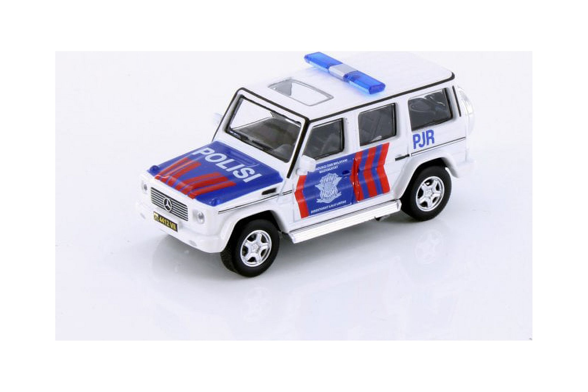 Mercedes-Benz G 55 AMG Polisi Traffic, White - Kyosho K07021H3W - 1/64 ...