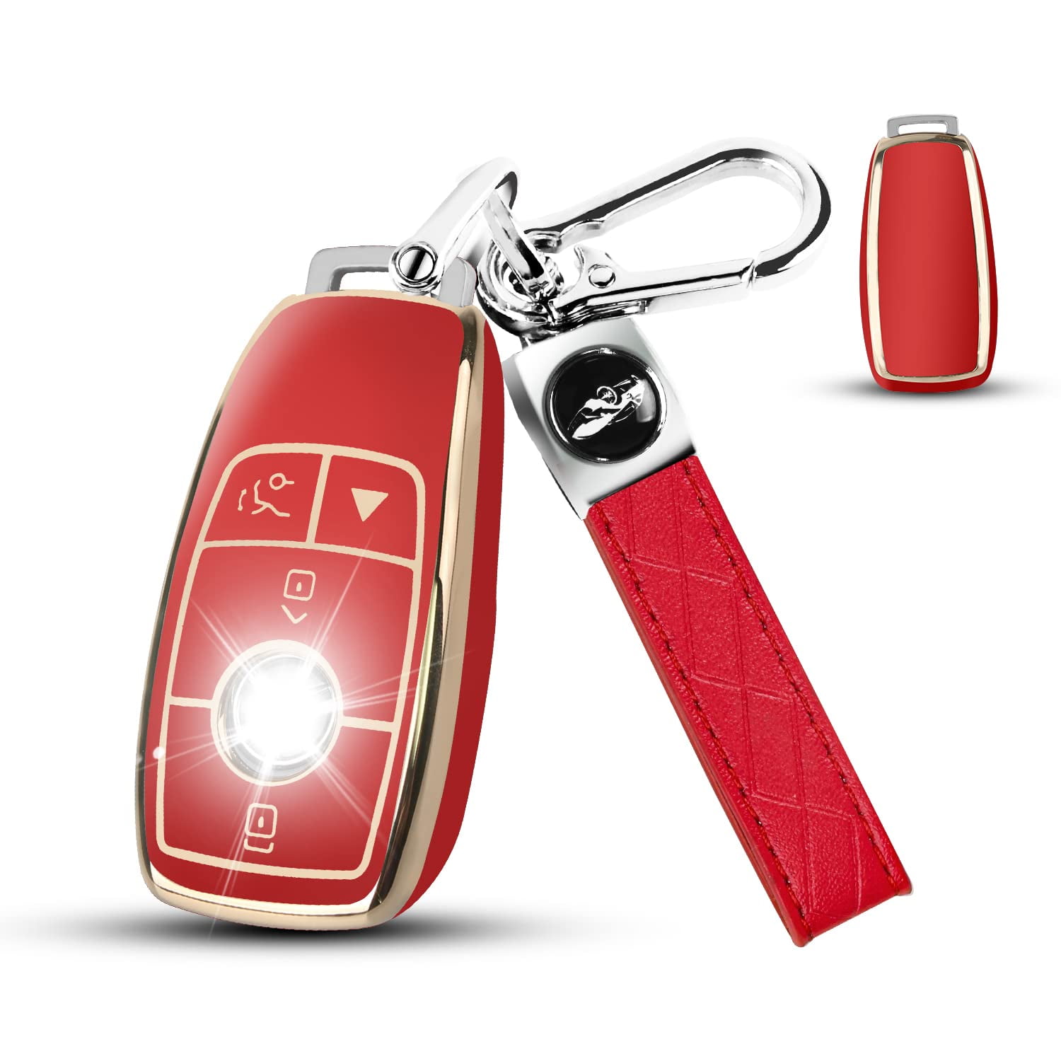 for Mercedes Benz Key fob Cover, TPU Car Key Case Protector with ...