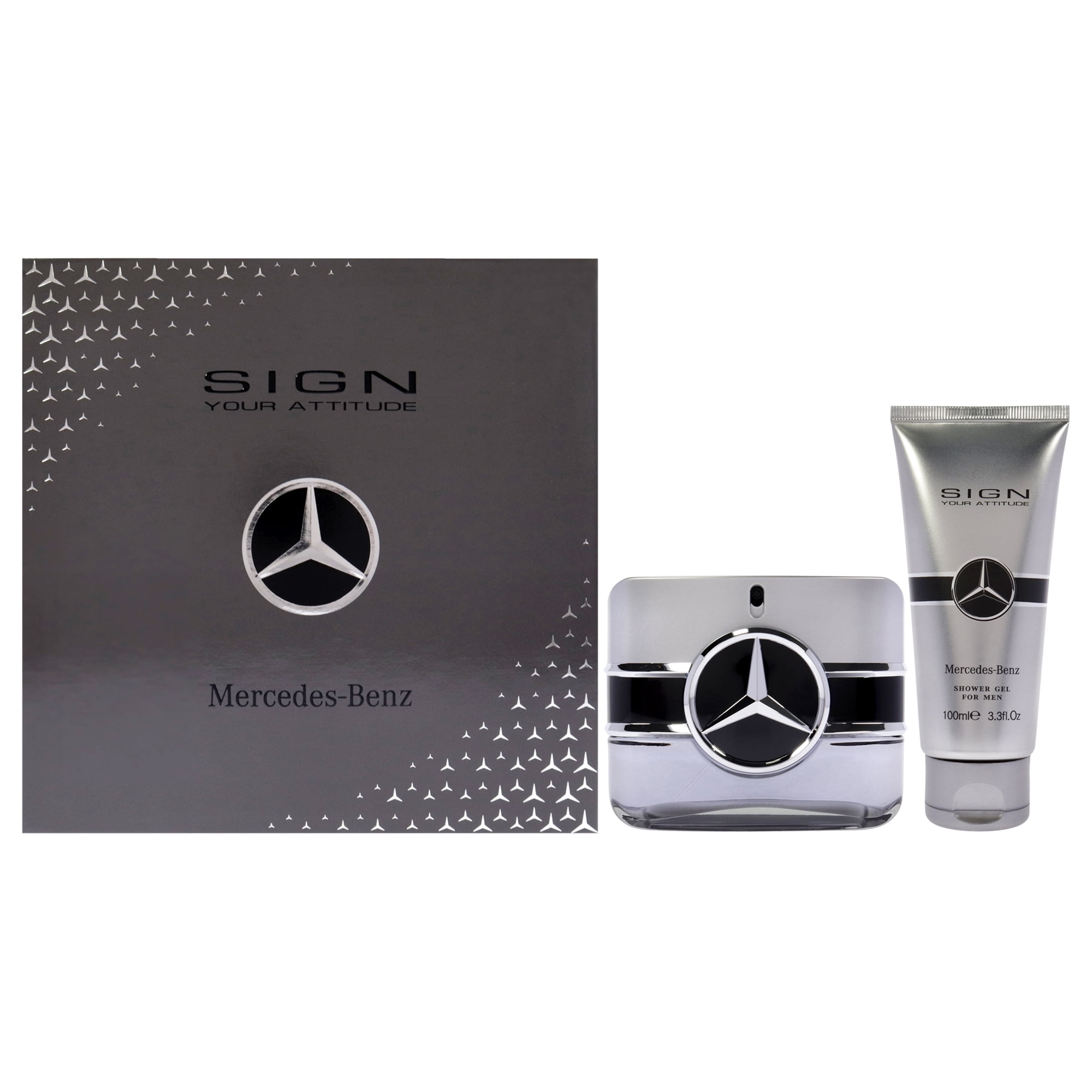 Mercedes-Benz Men's Sign Your Attitude, Cologne for Men Gift Set, 2 pc ...