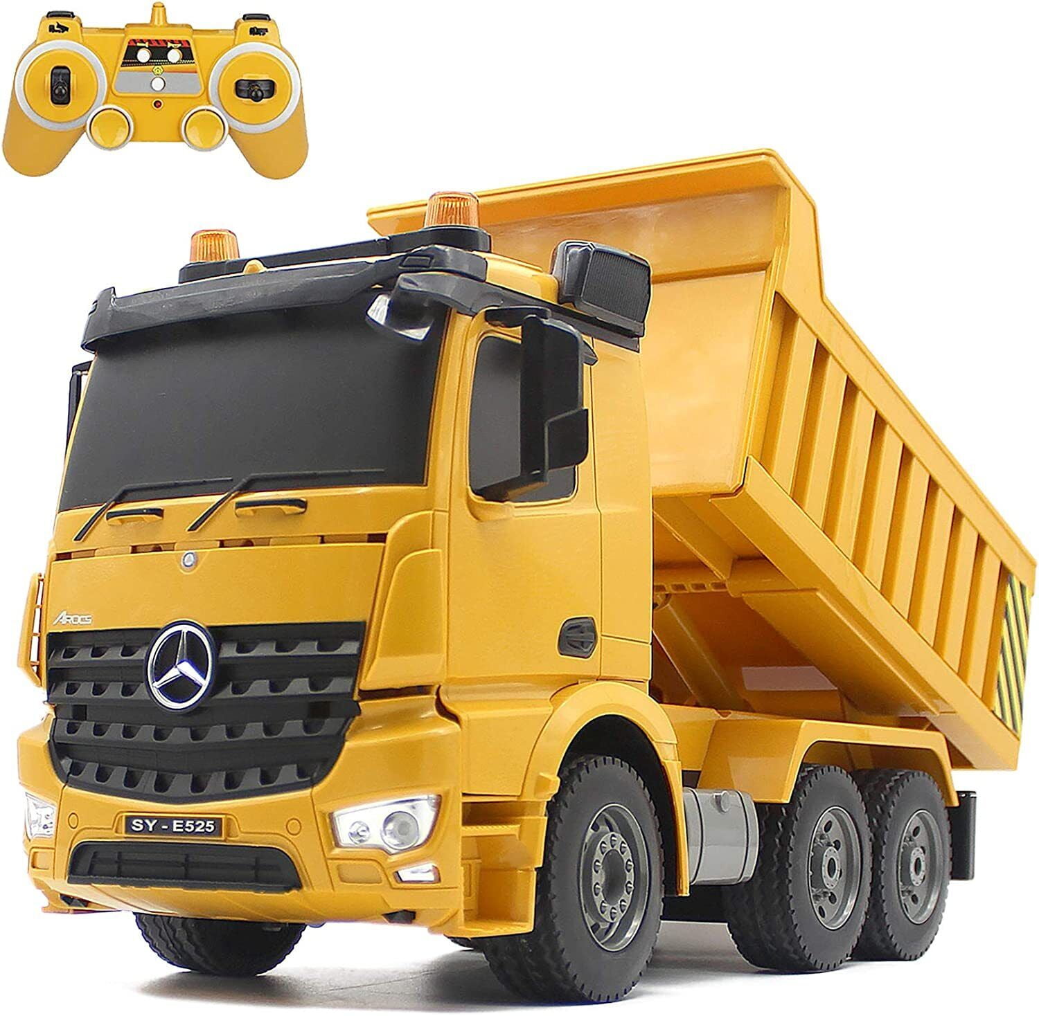 Mercedes Benz Remote Control CAR RC Dump Truck Construction Vehicle RTR ...