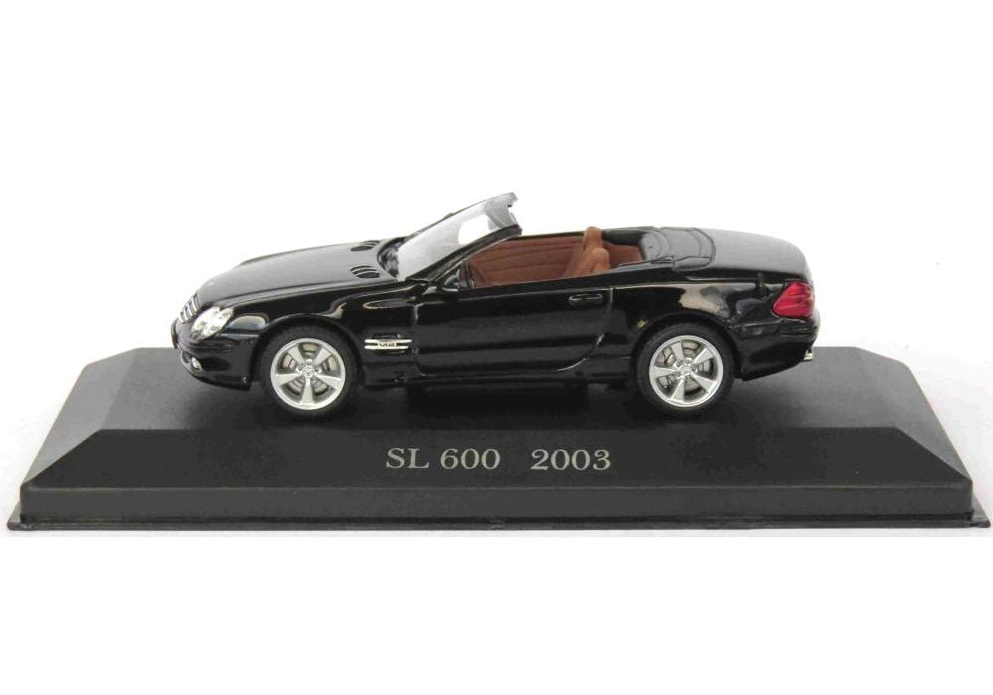 Mercedes Benz SL 600 (2003) 1:43 scale Diecast Model Car in Black by Ex ...