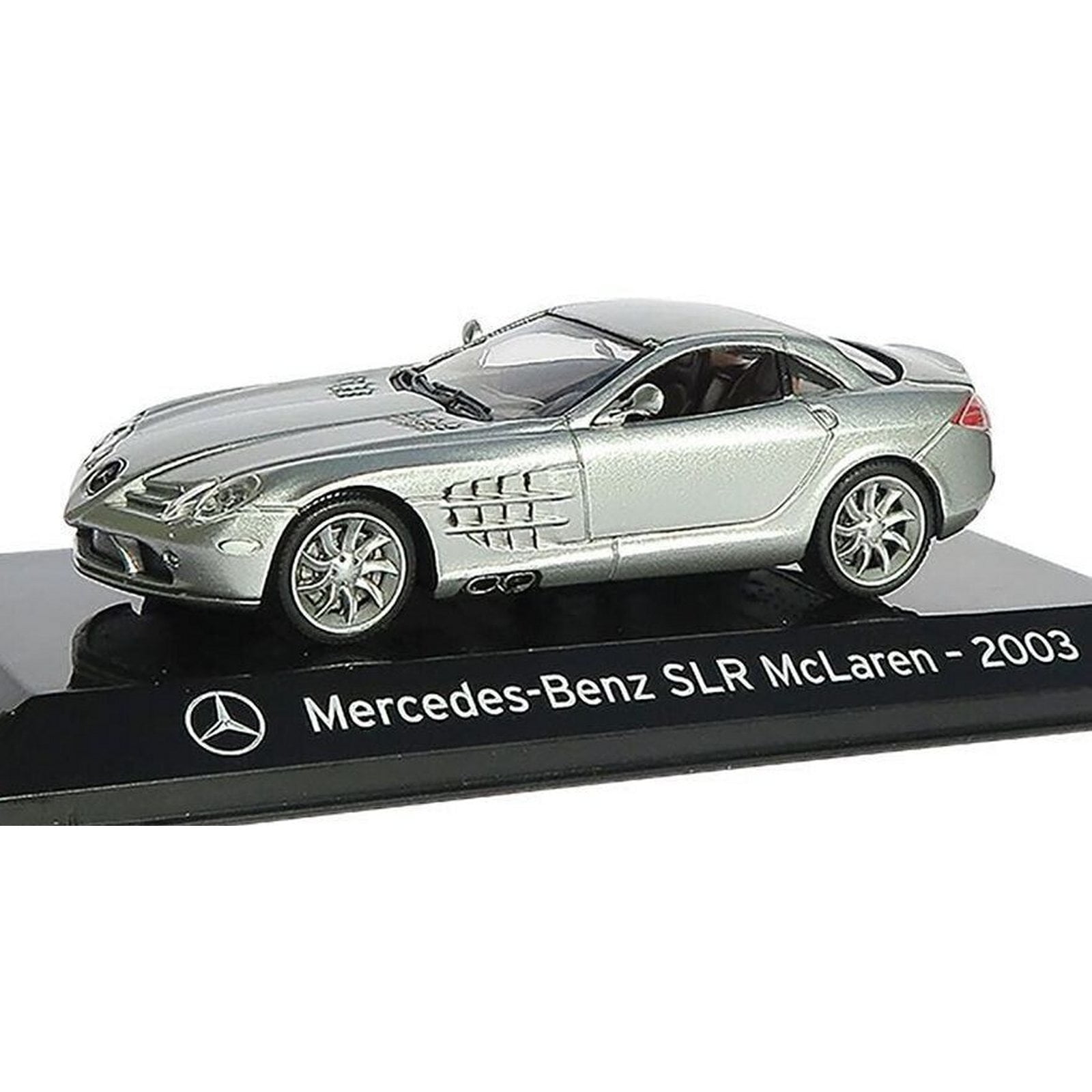 Mercedes Benz SLR McLaren (2003) 1:43 scale diecast model car in Silver ...