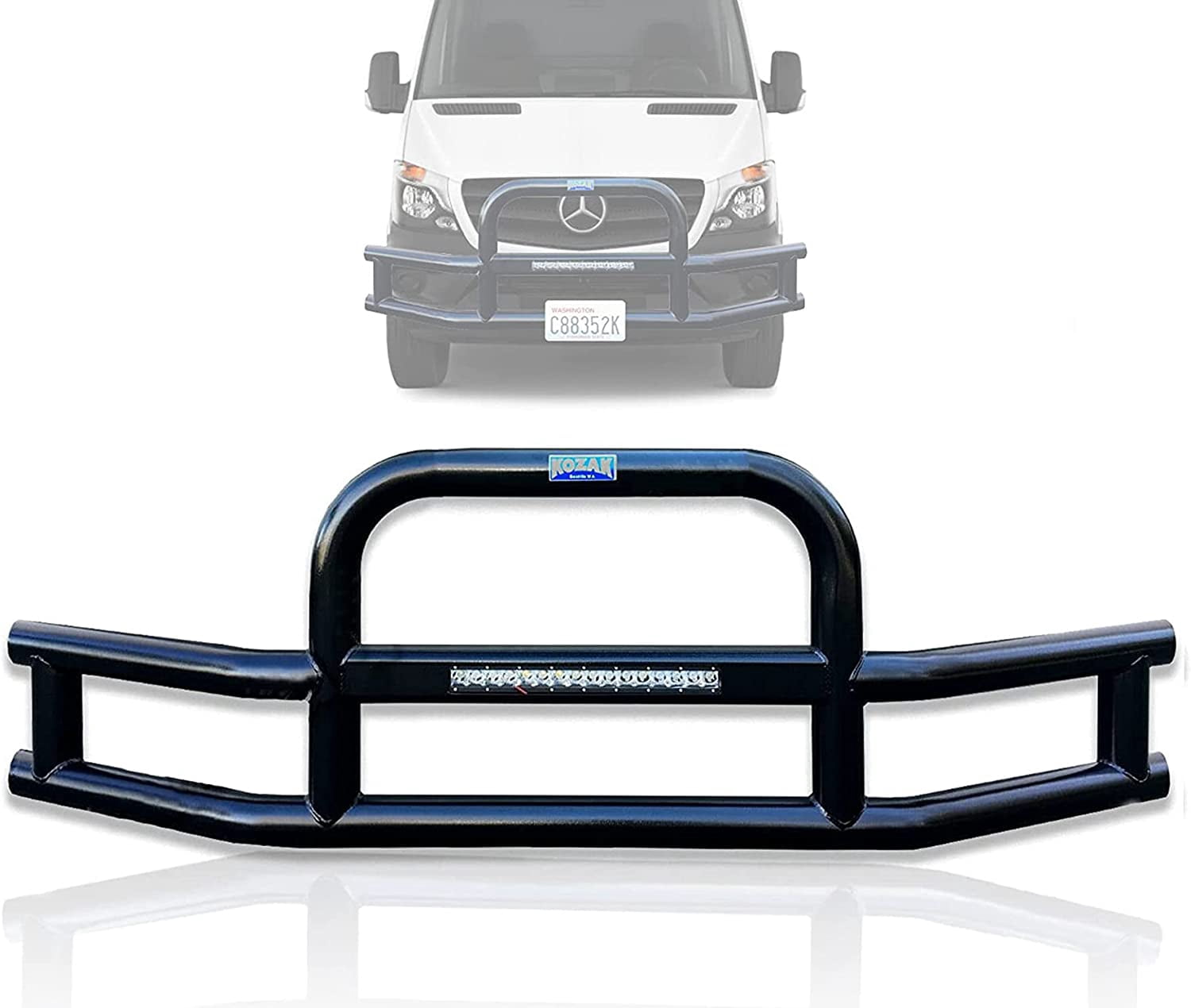 Mercedes-Benz Sprinter Van 2014-2017 3" Bumper Deer Guard Bar Bracket ...