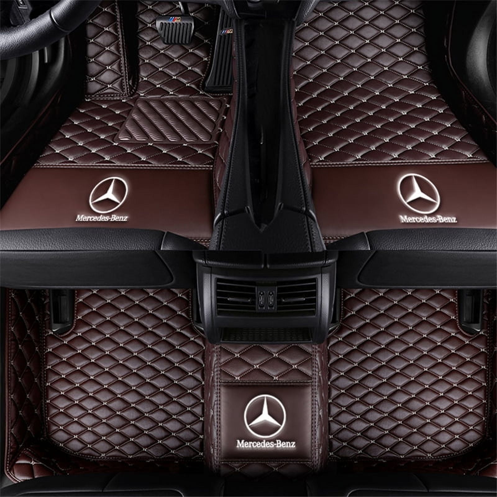 Mercedes-Benz W211 Short axis Waterproof Leather Car Floor Mats Car ...