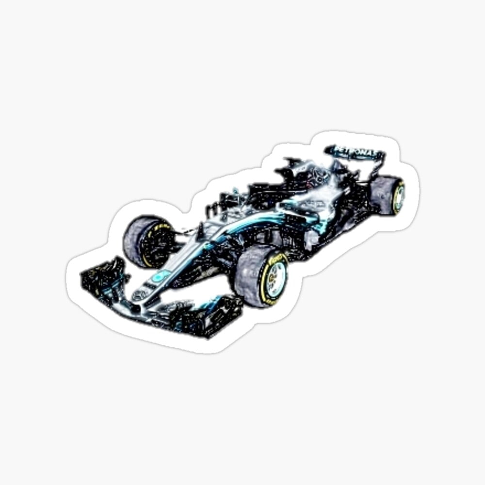 Mercedes F1 Car Sticker Phone Decal Water Bottle Stickers Car Decals ...