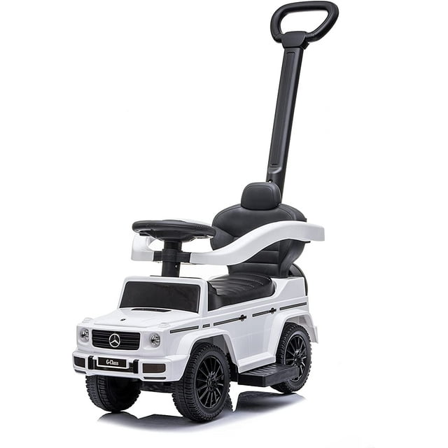Mercedes G-Wagon 3 in 1 Push Car -White - Walmart.com