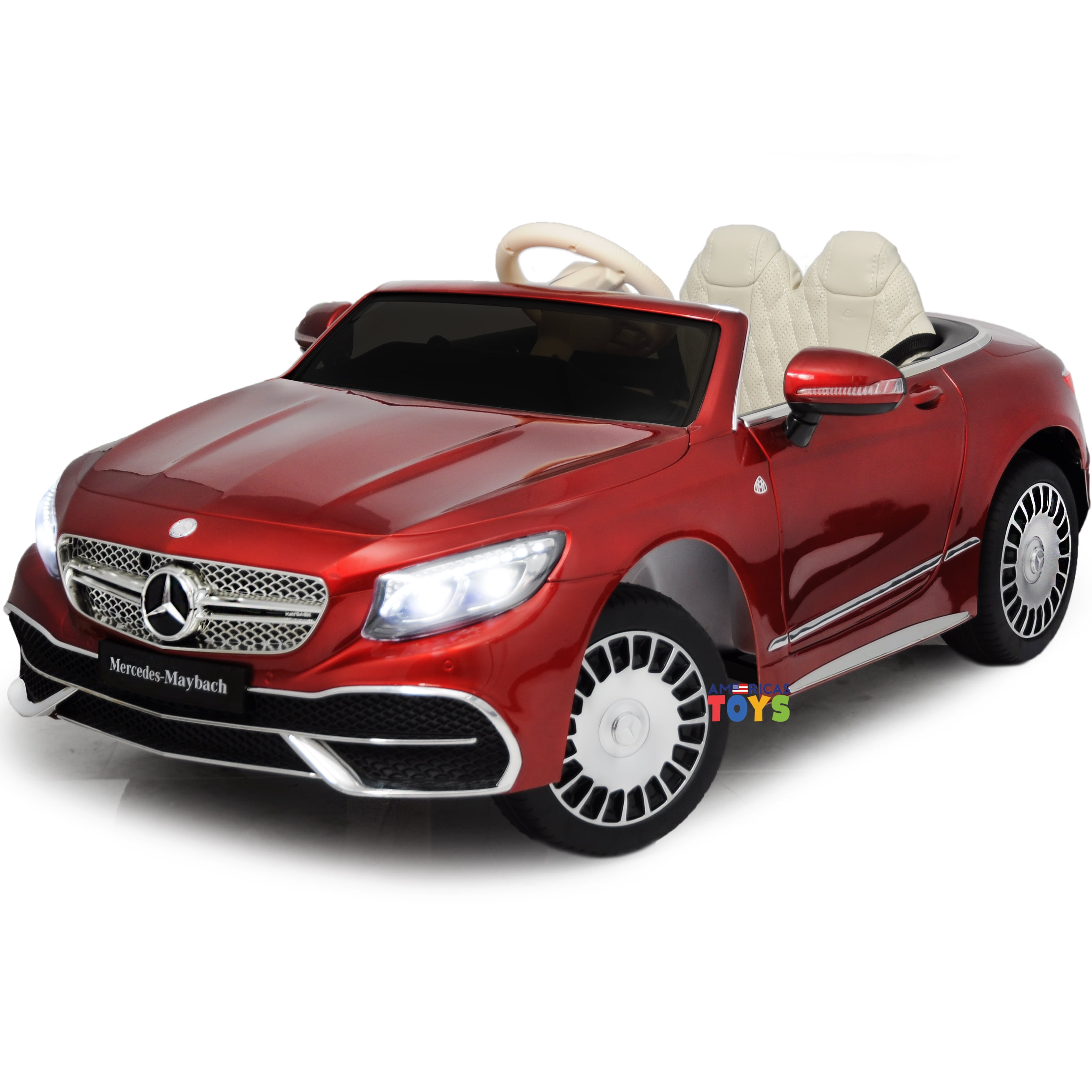 Mercedes Benz Maybach 12V Electric Ride on Car for Kids with Remote ...