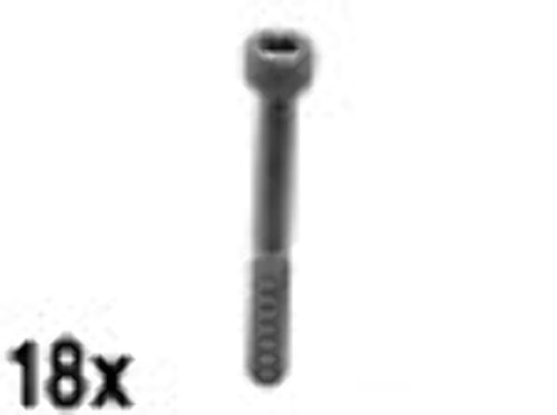 Mercedes m117.98x Cylinder Head Bolt 10x80mm (set 18 bolts) engine ...