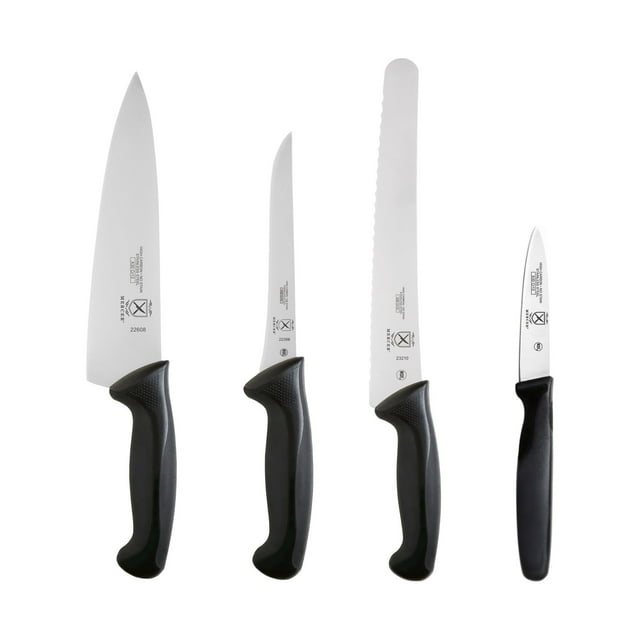 Mercer Culinary 4-Piece Millennia Knife Set Professional Cutlery ...