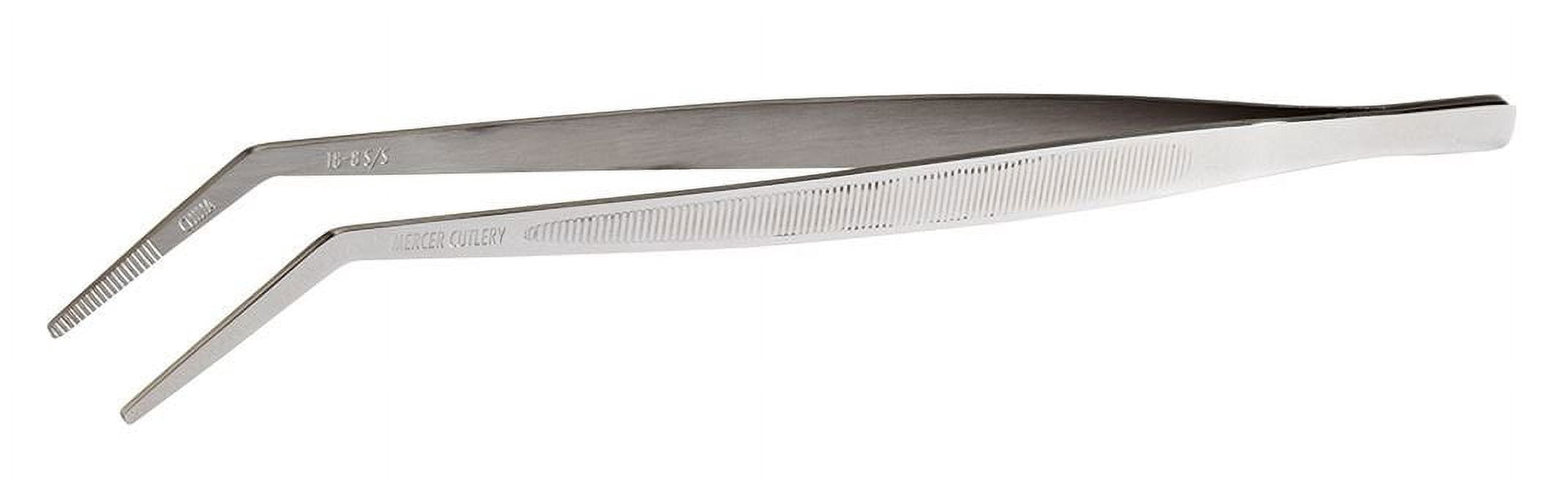 Mercer Culinary Curved Tip Precision Stainless Steel Plating Tongs | 9. ...