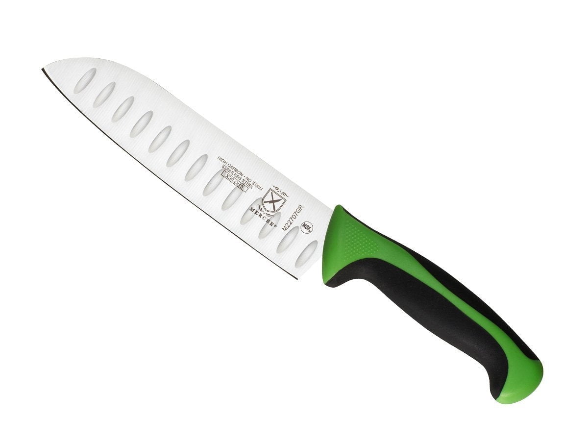 Mercer Culinary M22707GR Millennia Colors® Santoku Knife - Walmart.com