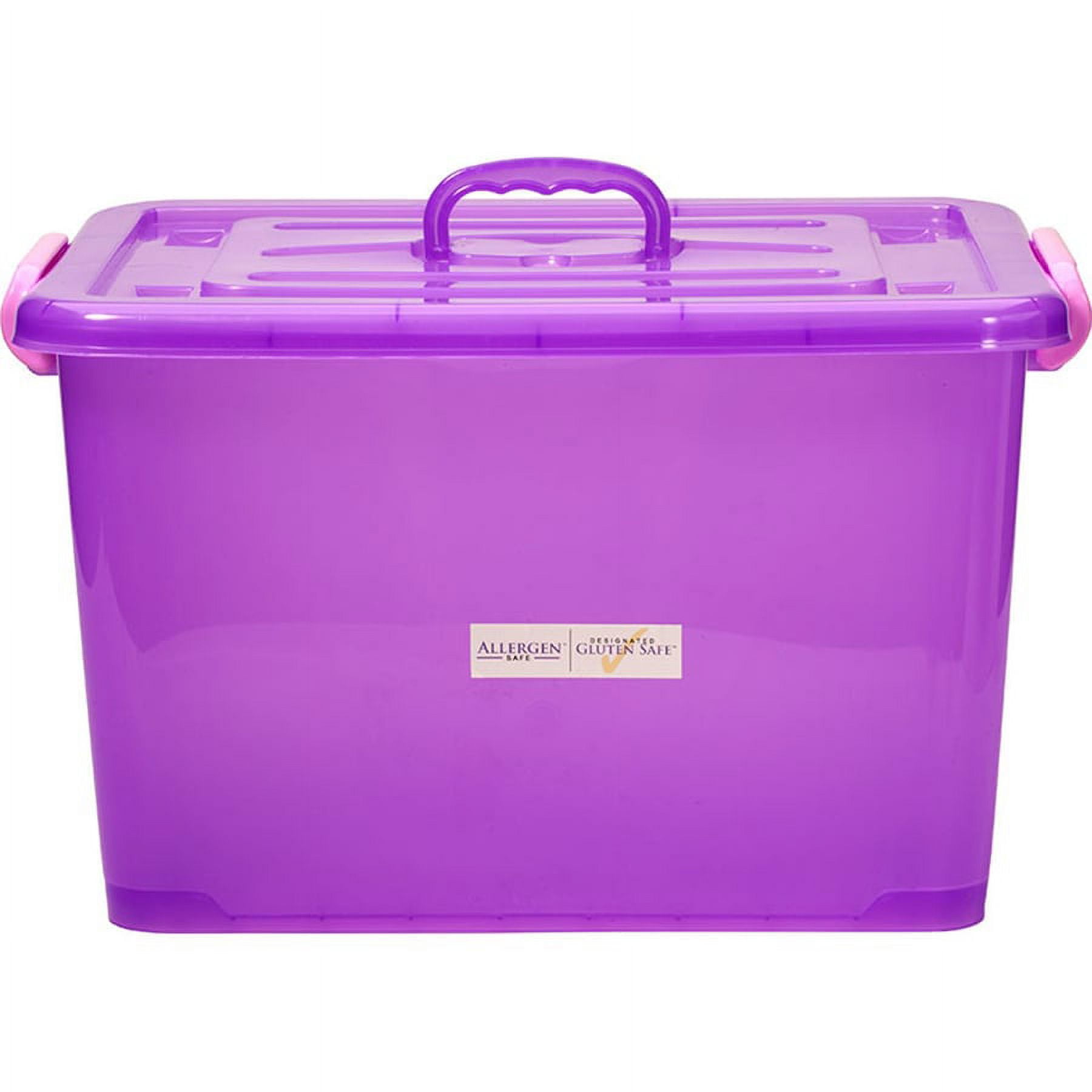 Mercer Culinary M33064 Purple Allergen Safety Storage Tote - Walmart.com