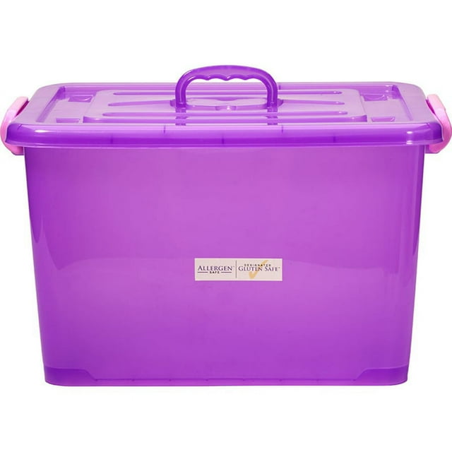 Mercer Culinary M33064 Purple Allergen Safety Storage Tote - Walmart.com