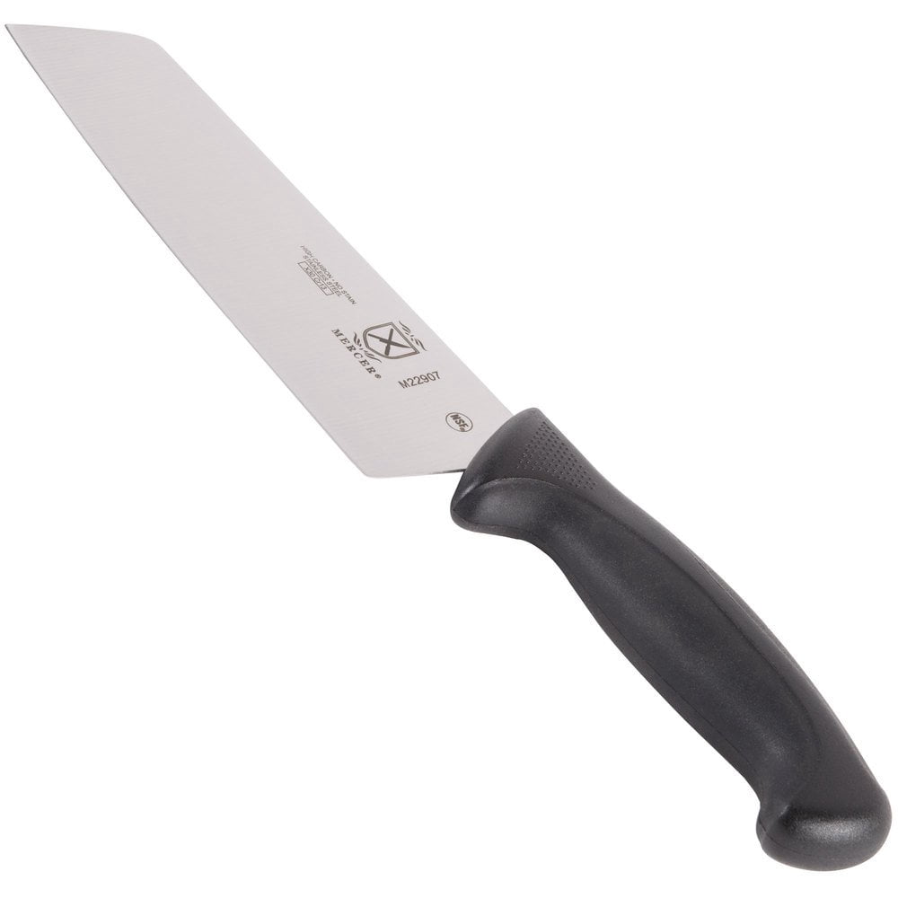 Mercer Culinary Millennia 7-inch Usuba Knife, High Carbon Steel (M22907 ...