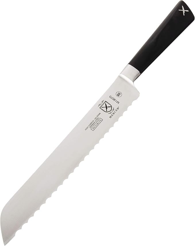 Mercer Culinary Züm Forged Carbon Steel Bread Wavy Edge Knife, 8 inch ...