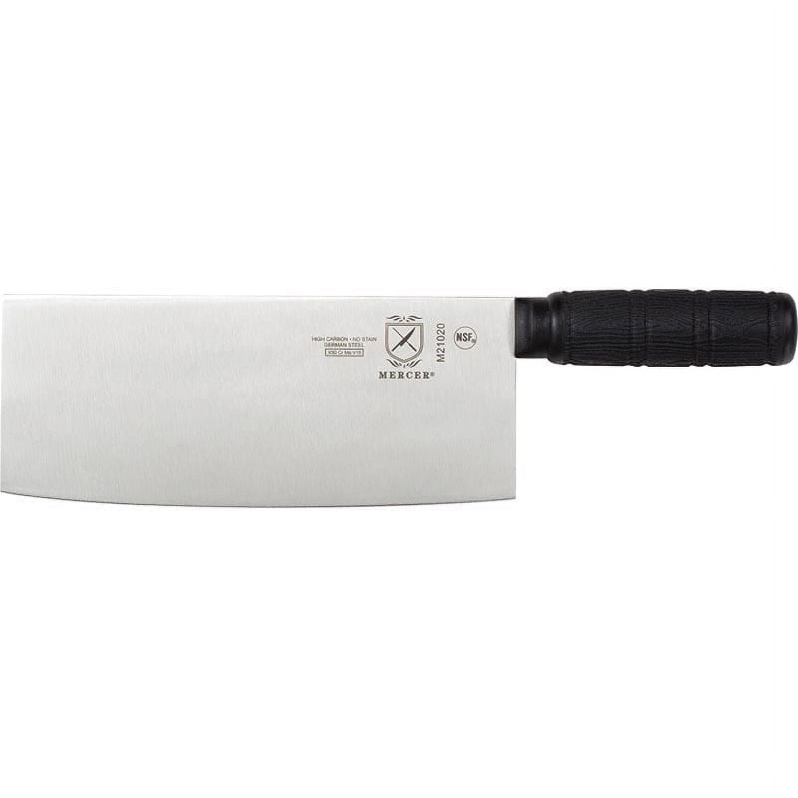 Mercer Cutlery Chinese Chef Knife,8" Blade,Black Handle M21020 ...