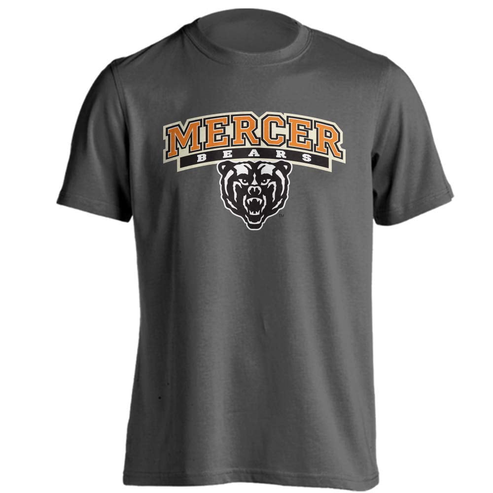 Mercer University Bears MU Classic Arch Mascot Short Sleeve T-Shirt ...