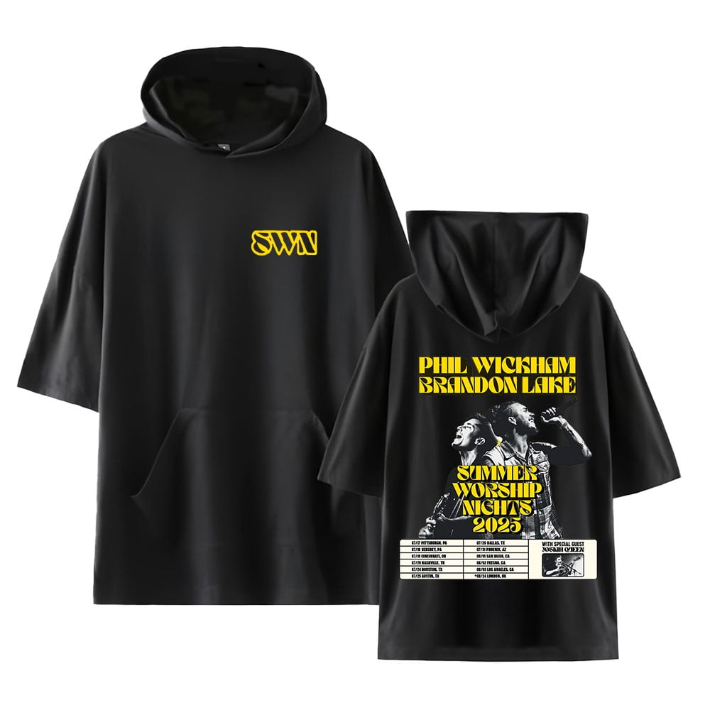 Merch Hoodie Brandon Lake And Phil Wickham Summer Worship Nights 2025 Sweatshirt Unisex ...
