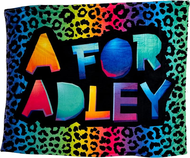 Merch, Super Colorful and Super Big Comfy Cozy Blanket with Giant Adley ...
