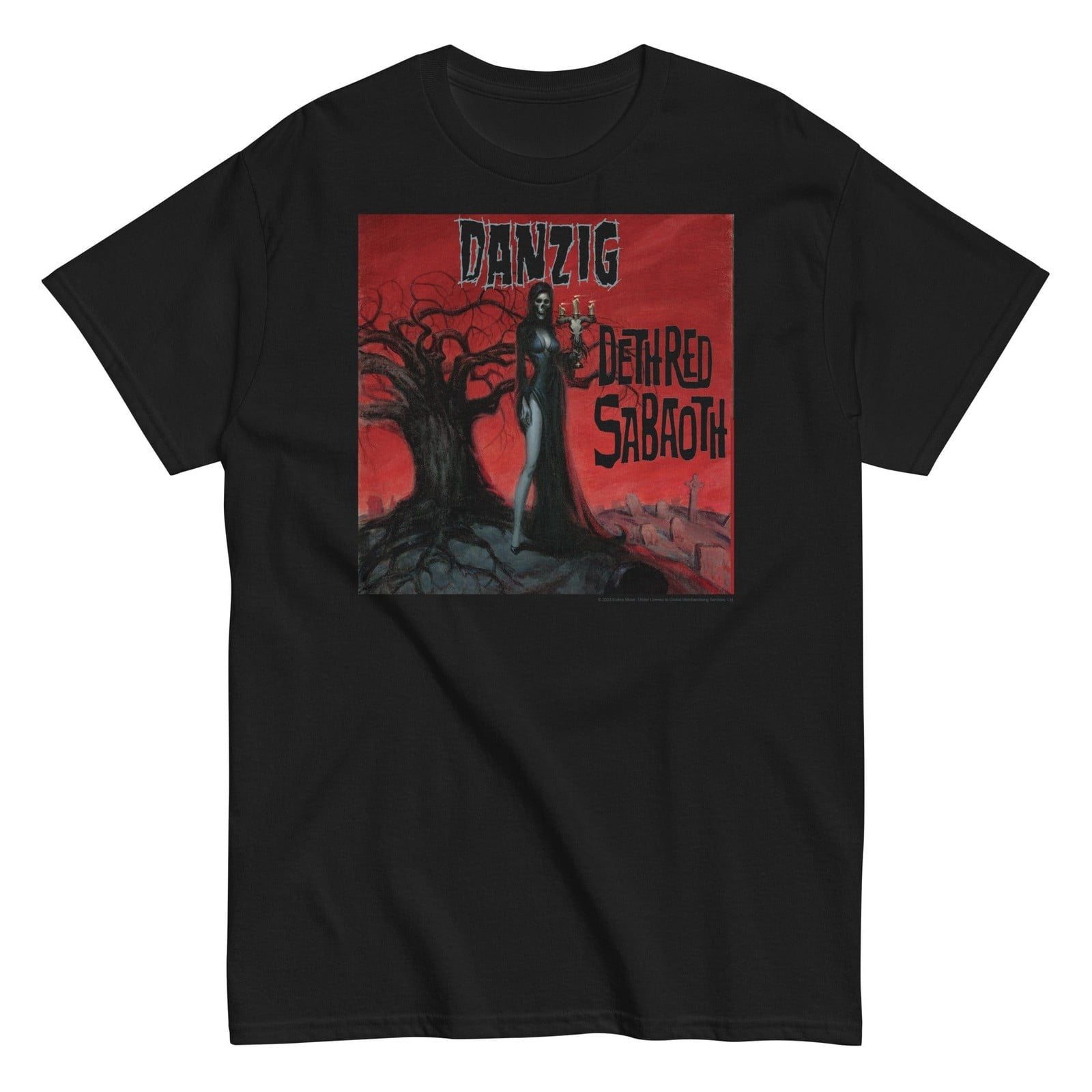 MerchMoment Danzig - Death Red Sabbath T-Shirt T-Shirt Black New ...