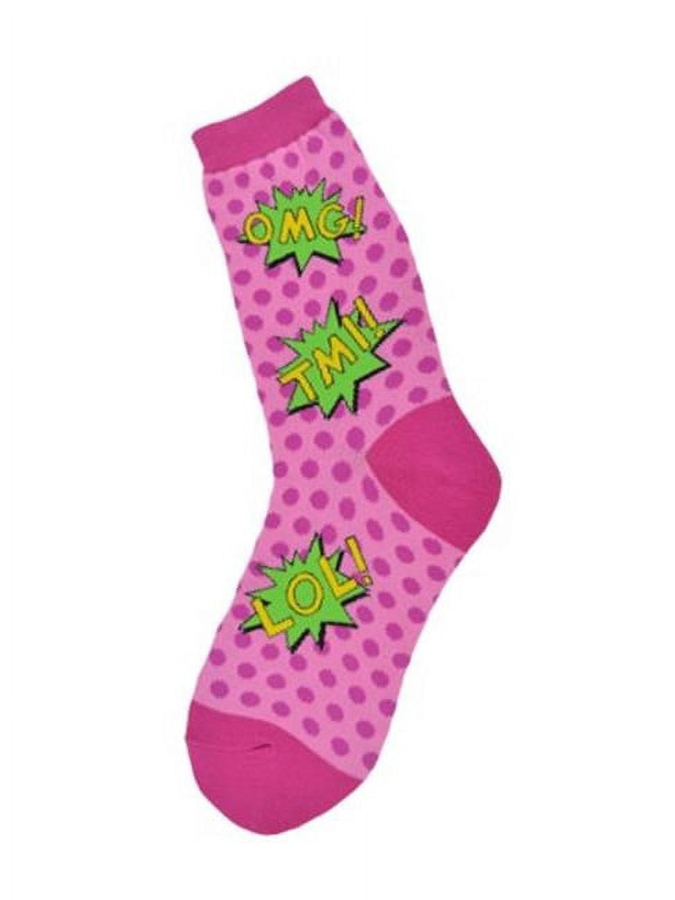 Merchandise 44001616 Foot Traffic Omg Sock - Walmart Business Supplies