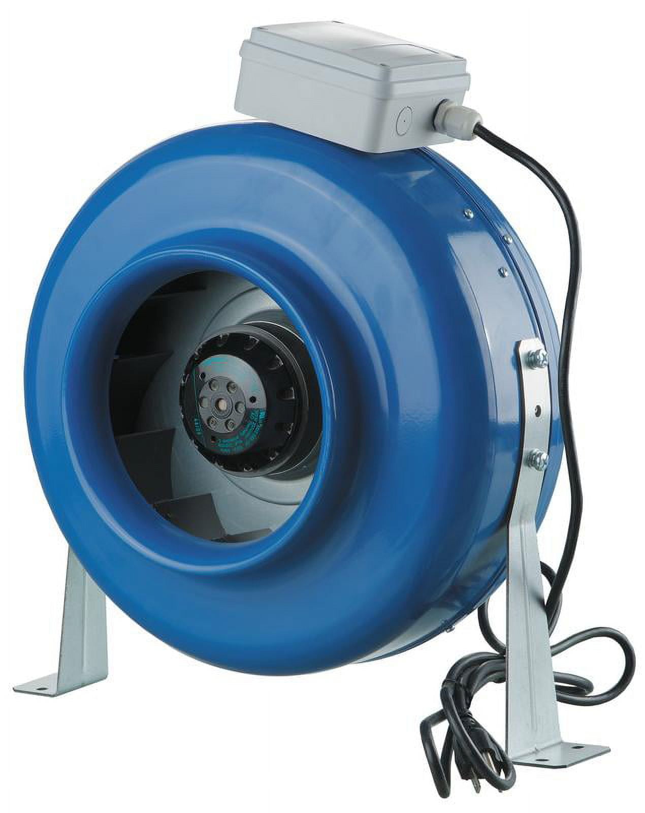 Metal Inline Centrifugal Booster Ventilation Fan, 541 CFM, 195 Watts ...