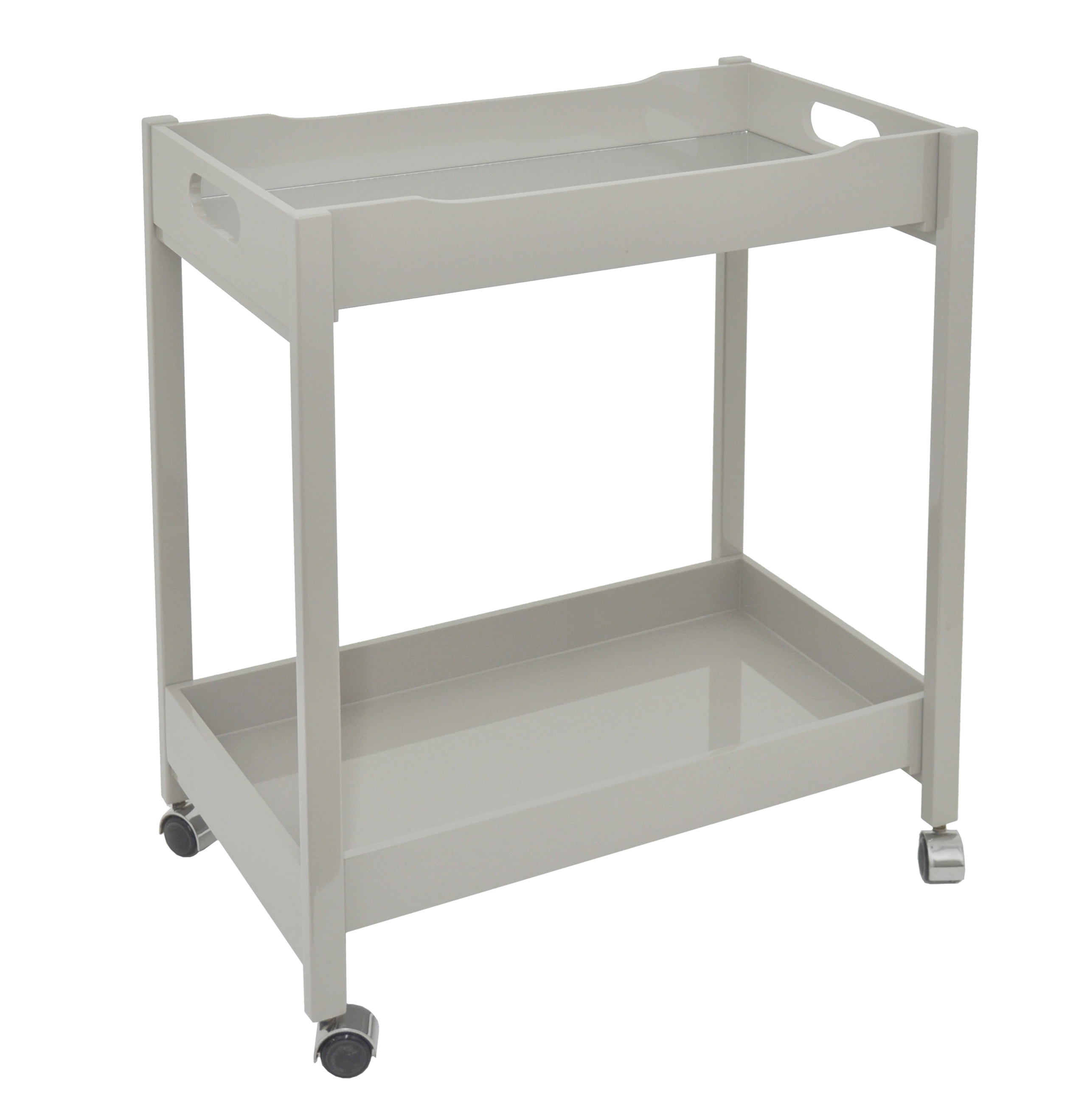 Classy Bar Cart with Mirror Tray - Walmart.com