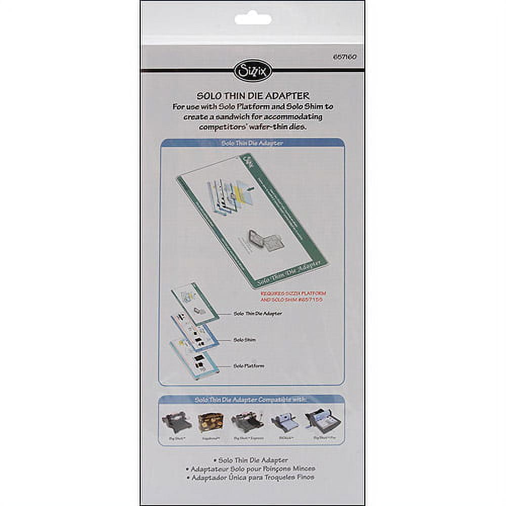 Sizzix BIGkick/Big Shot/Vagabond Solo Wafer, Thin Die Adapter - Walmart.com