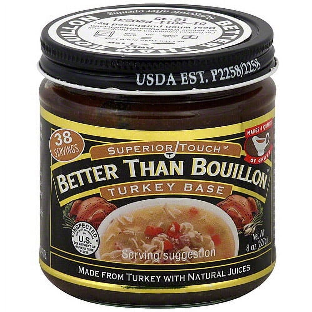 Superior Touch Better Than Bouillon Turkey Soup Base, 8 oz (Pack of 6 ...