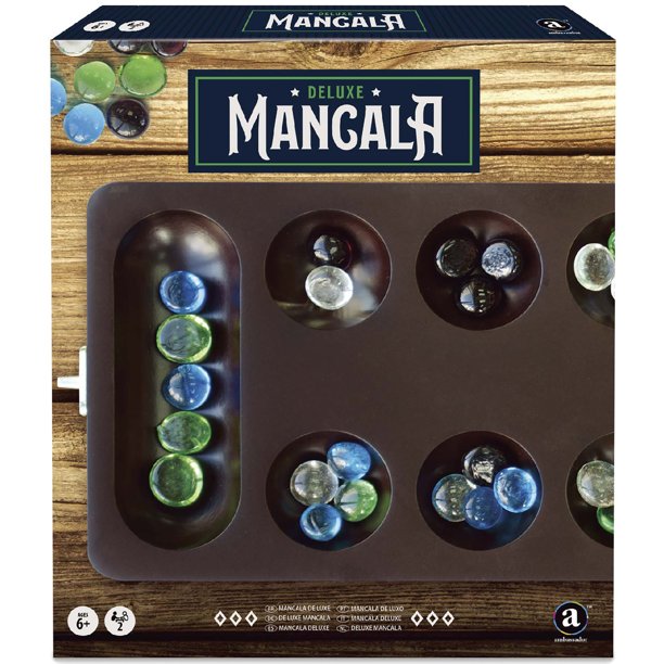 Merchant Ambassador Craftsman Deluxe Wood Mancala Game Set - Walmart.com