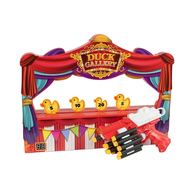 Merchant Ambassador Electronic Arcade Multi Color Duck Shooting Gallery ...