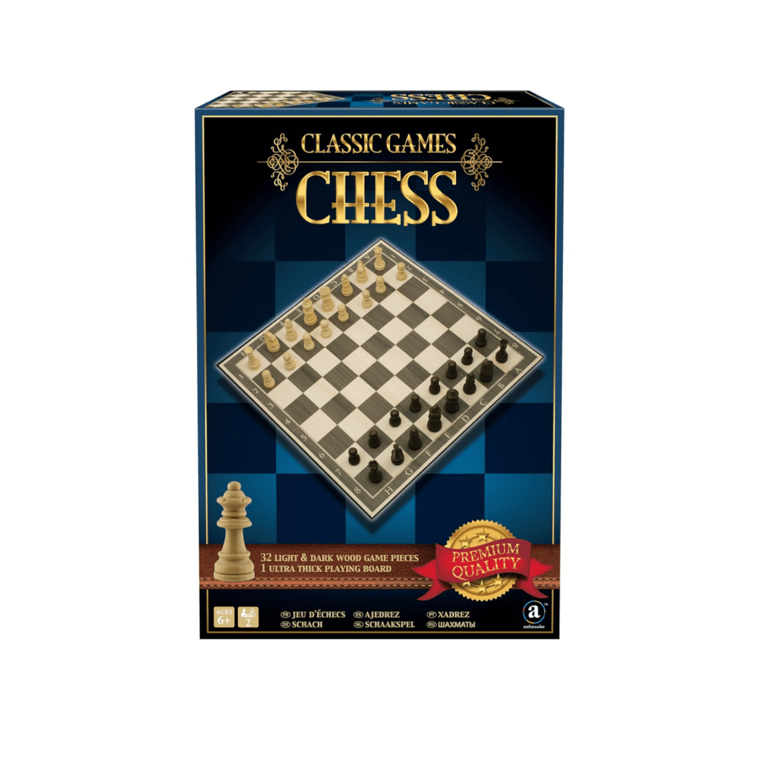 Merchant Ambassador - Wood Chess - Walmart.com