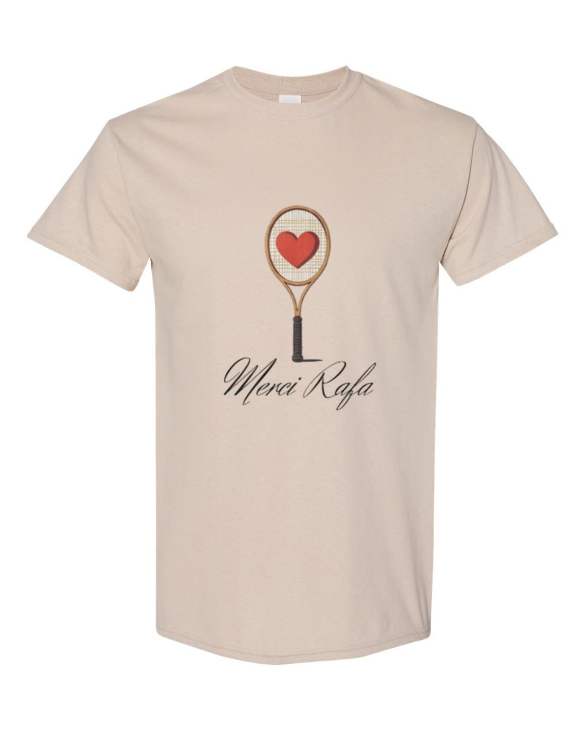 Merci Rafa Vintage Tennis Tribute Fan Collector Graphic T-Shirt, for ...