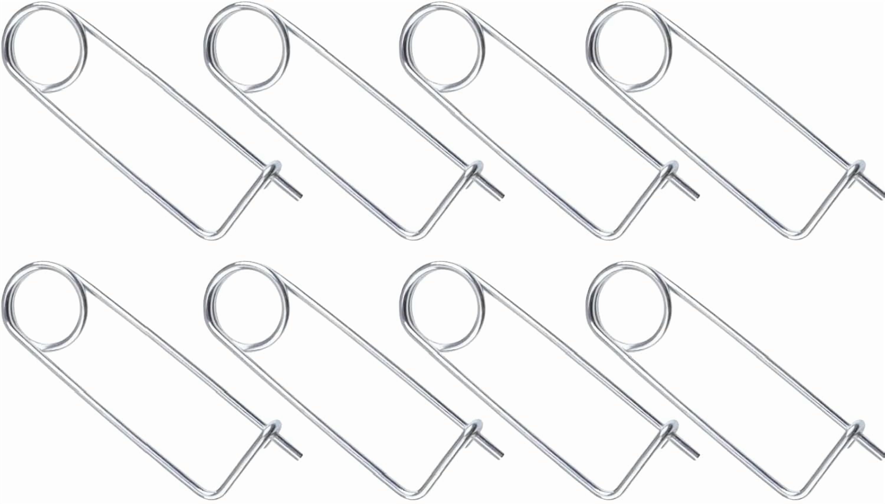 MerciL 8PCS Steel Brooch Shape Cotter Safety Pins, Spring Pin Wire Lock ...