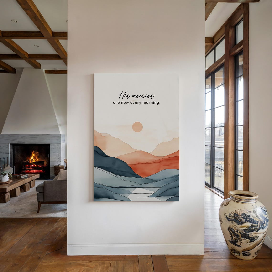 His Mercies Are New Every Morning, Inspirational Bible Verse, Christian ...